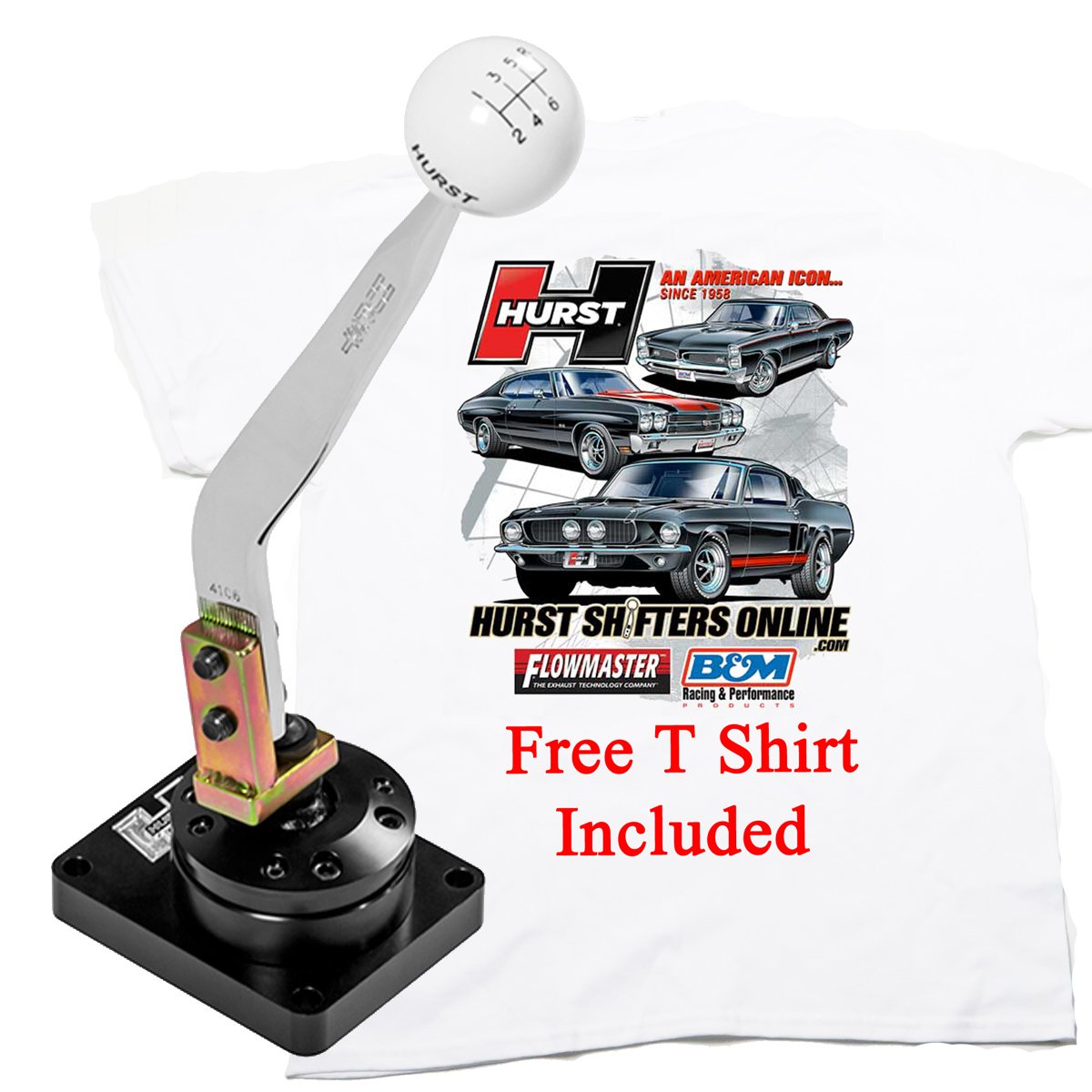 Hurst 3913101 Blackjack 6 Speed Shifter 1978-1988 GM G Body w Tremec ...